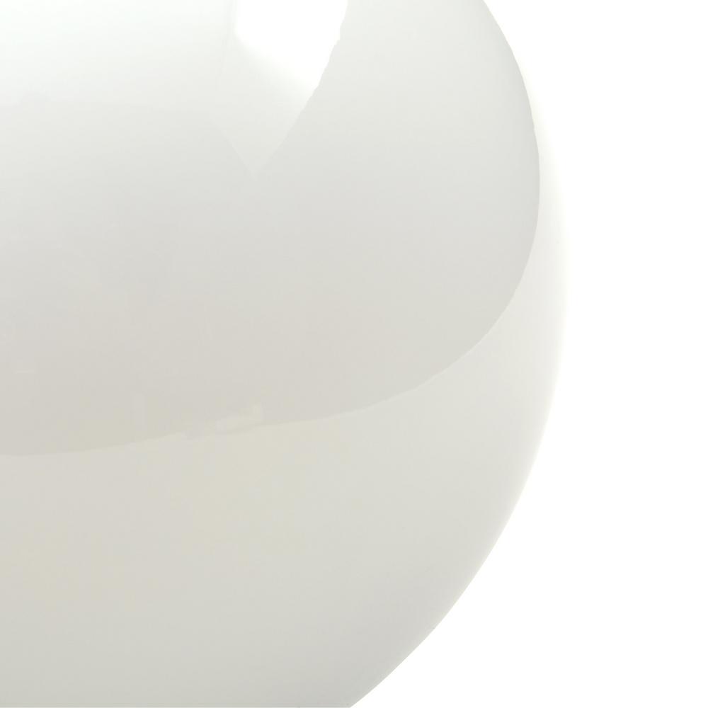 Westinghouse 6 in. White Polycarbonate Threaded Neck Globe with 3-1/4 ...