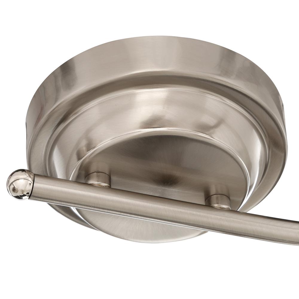 Aspects Madison 3-Light Satin Nickel LED G-Style Fixed Track Lighting ...