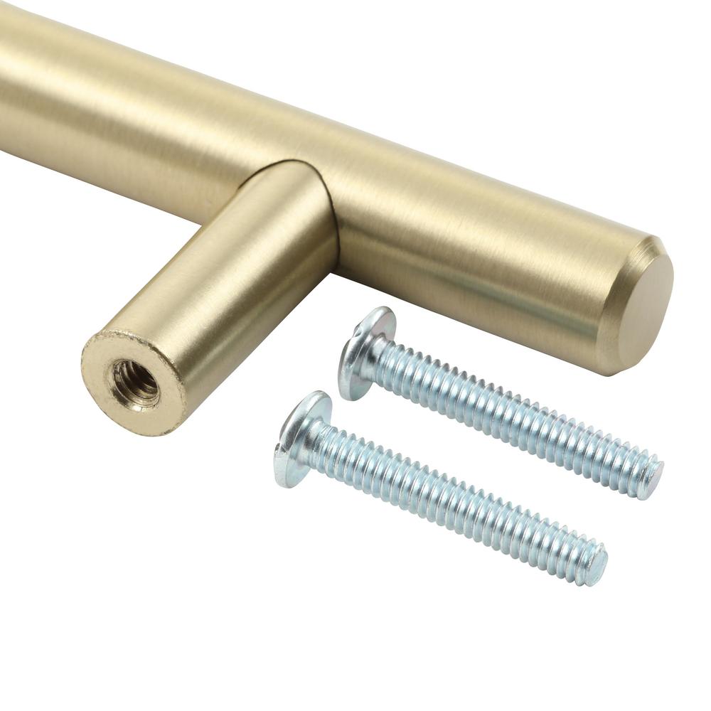 Amerock Bar Pulls 3-3/4 in. (96mm) Modern Golden Champagne Bar Cabinet ...