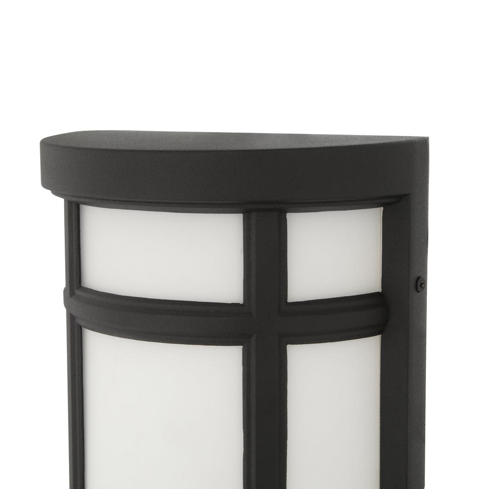 Designers Fountain Logan Square 8 in. 2-Light Black Transitional Wall ...