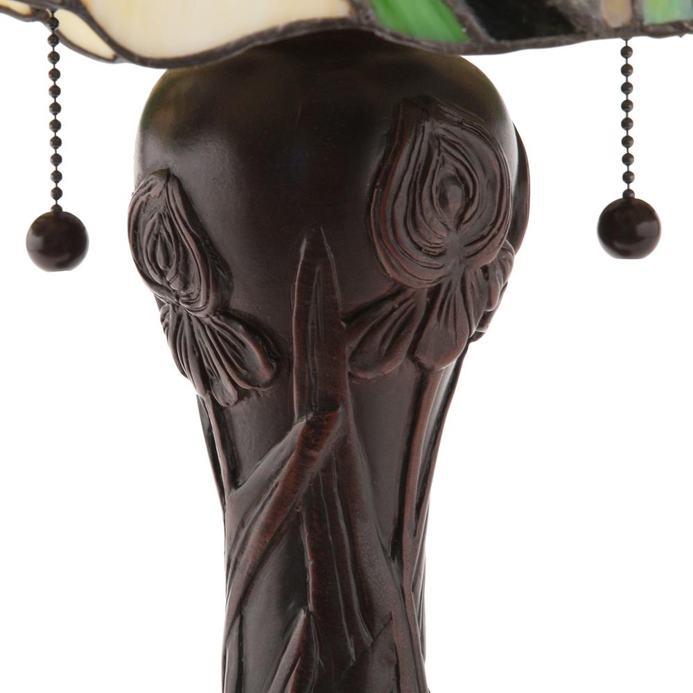 Warehouse of Tiffany Iris 23 in. Tiffany Style Multi-Colored Indoor ...