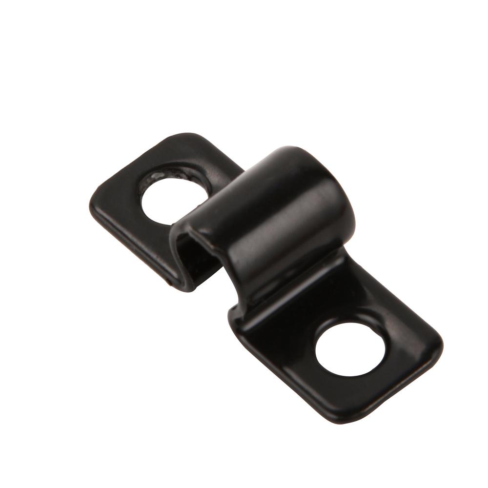 National Hardware 3 in. Barrel Bolt in Black-N151-522 - The Home Depot