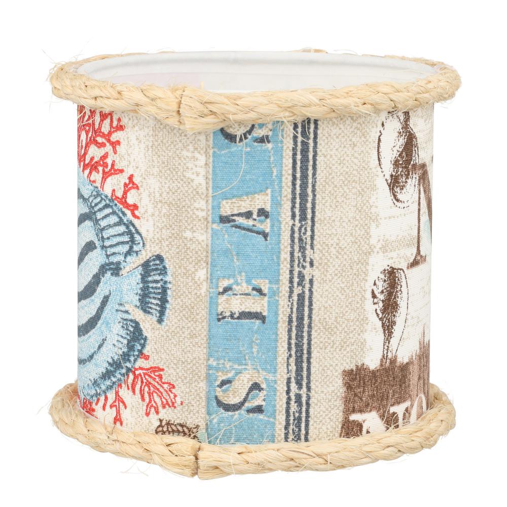 Homestyle 5 in. x 4.5 in. Multi-Colored Lamp Shade SD1468-05CD