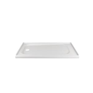 Left - Cast Iron - Shower Pans - Showers - The Home Depot