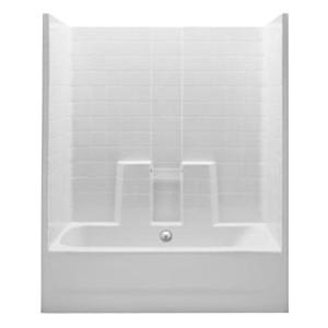 Aquatic - One piece - Tub & Shower Combos - Bathtubs - The Home Depot