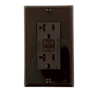 GFCI - Brown - Electrical Outlets & Receptacles - Wiring Devices ...