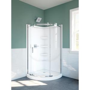 Round - Shower Doors - Showers - The Home Depot