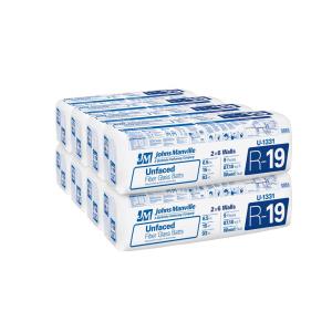 2x6 Wall - Unfaced - R21 - Fiberglass Insulation - Insulation - The ...