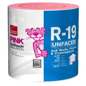 Roll - R30 - Unfaced - Fiberglass Insulation - Insulation - The Home Depot