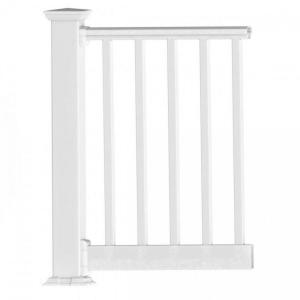 White - Vinyl - Deck Railings - Decking - The Home Depot