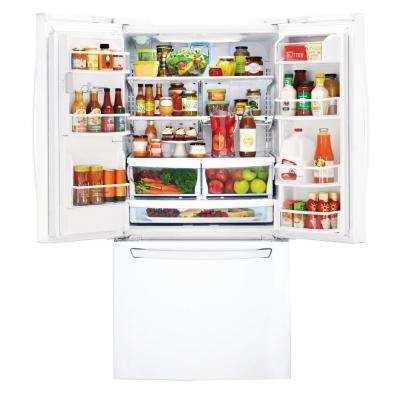 White - French Door Refrigerators - Refrigerators - The Home Depot
