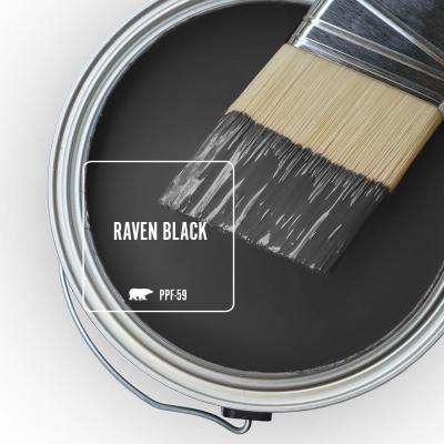 Raven Black - Paint Colors - Paint - The Home Depot