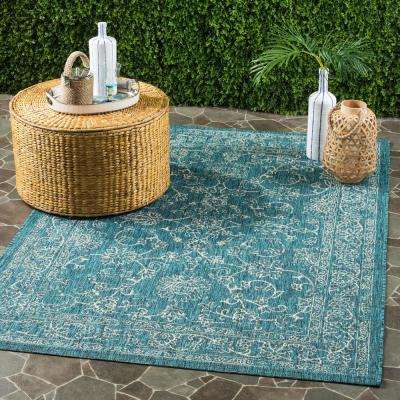 Turquoise - Outdoor Rugs - Rugs - The Home Depot