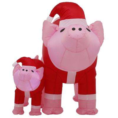 Pig - Outdoor Christmas Decorations - Christmas Decorations - The Home ...