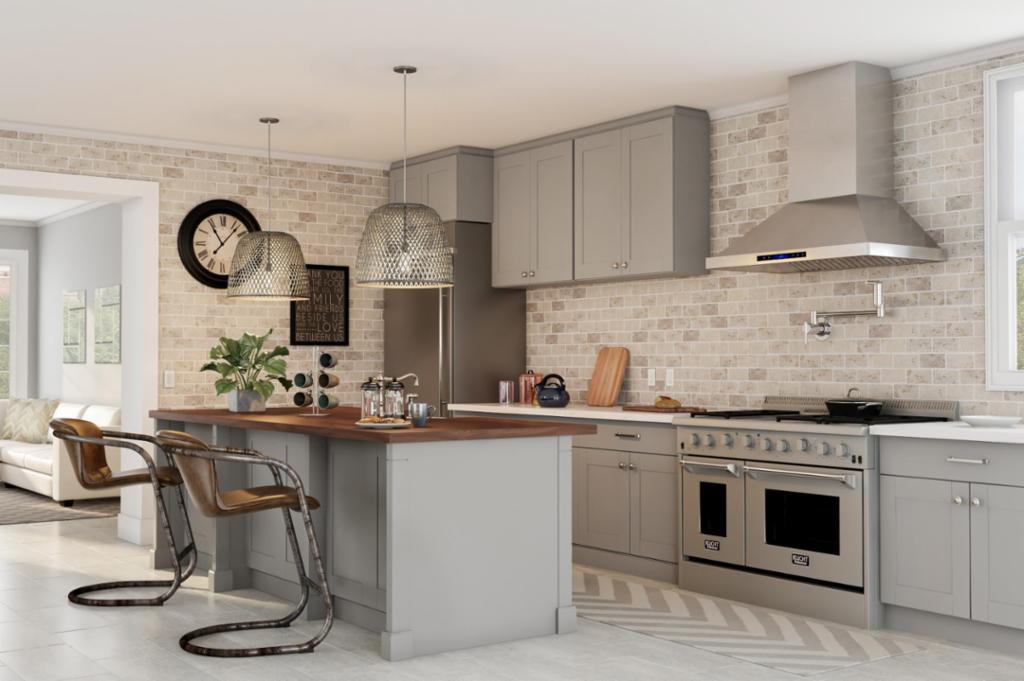 Mixed Modern Kitchen – Kitchen – The Home Depot