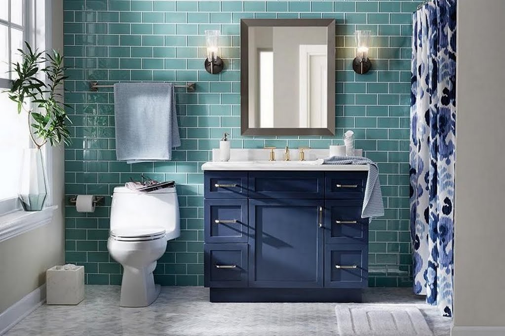 Bold Bathroom – Bathroom – The Home Depot