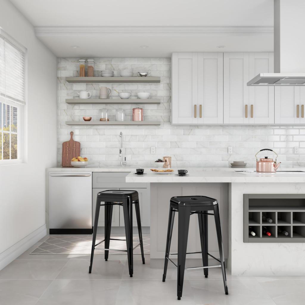 Luxe Glamour Kitchen – Kitchen – The Home Depot