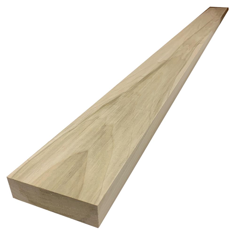 Swaner Hardwood 2 In X 6 In X 8 Ft Poplar S4S Board OL08051696PO