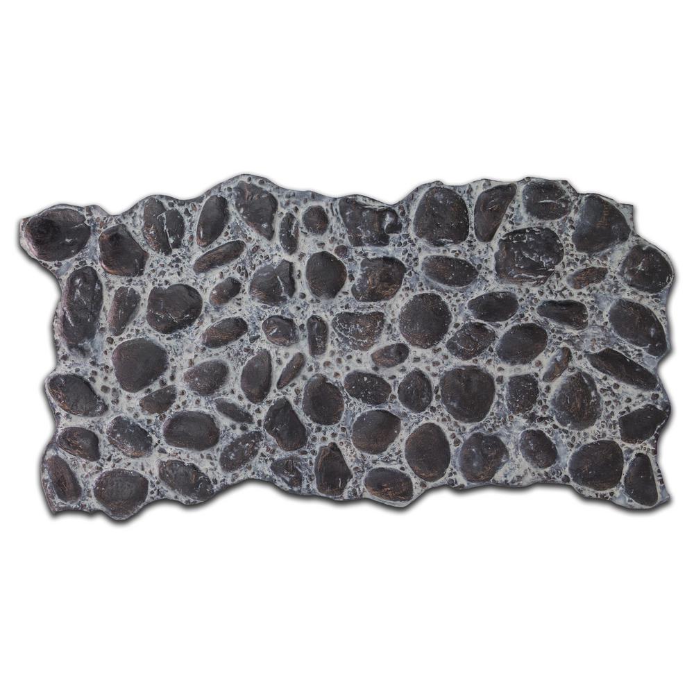 NextStone 51 in. x 27 in. Polyurethane River Rock Faux Stone Panel in ...