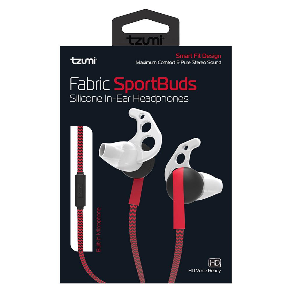 Tzumi Fabric Comfort Sport Buds-3034HD - The Home Depot