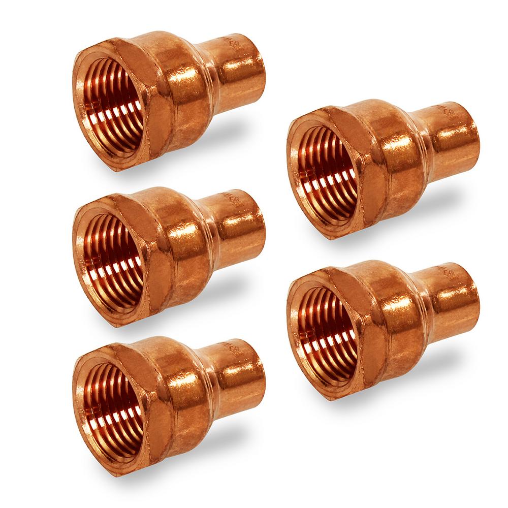 The Plumber s Choice 3 8 In Sweat X 1 4 In FIP Copper Reducing Female