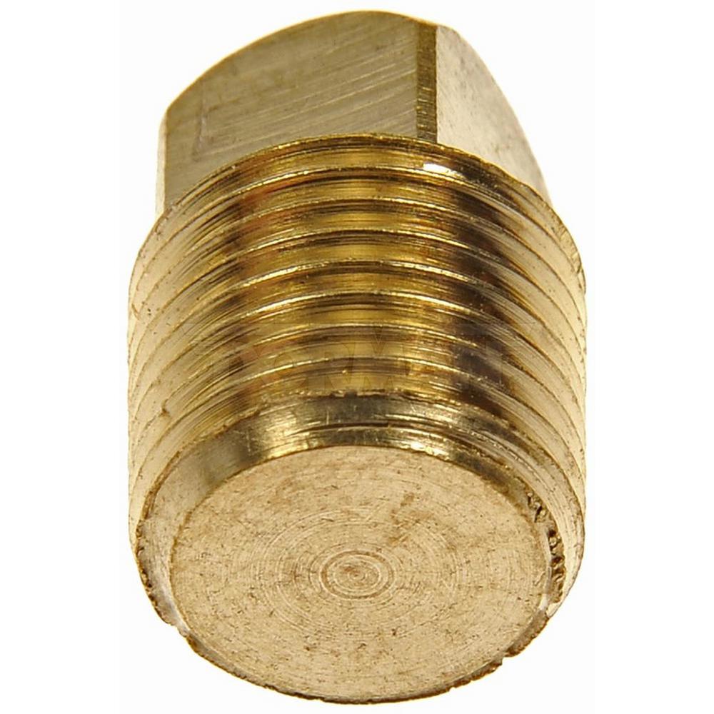 Dorman Brass Pipe Plug - Square Head - 1/8 In. MNPT-785-070D - The Home ...