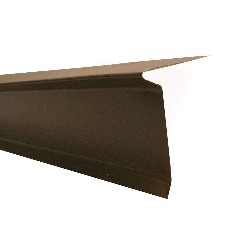 Aluminum Drip Edge Sizes ROOF DRIP EDGE WIDE FLANGE BLACK 10' ALUMINUM