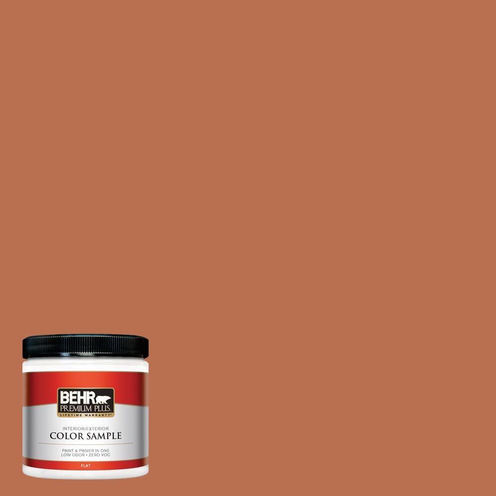 BEHR Premium Plus 8 oz. #230D-6 Iced Tea Interior/Exterior Paint Sample ...