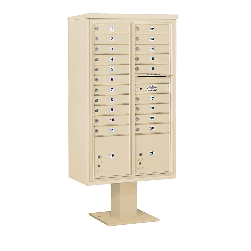 Postal Products Unlimited 1812 Architectural Plastic Mailbox in Coffee ...