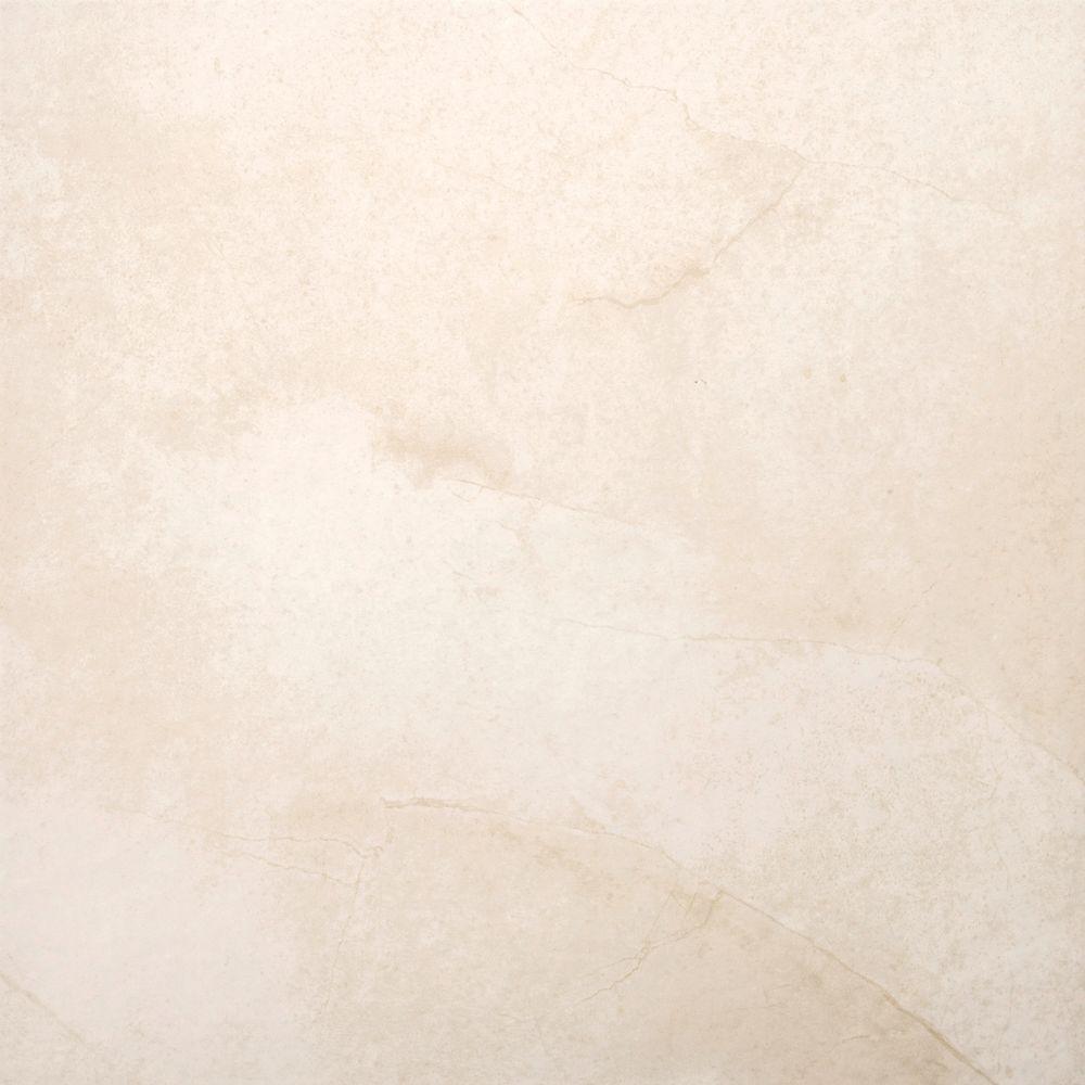 Emser St. Moritz Cream 12 in. x 12 in. Porcelain Floor and Wall Tile ...