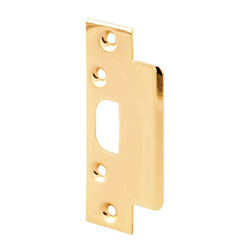 Prime-Line Brass Plated Full Lip High Security Deadlatch Strike-E 2236 ...