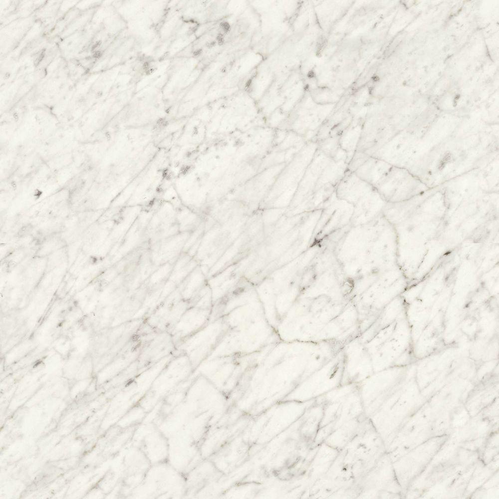 FORMICA 5 in. x 7 in. Laminate Countertop Sample in Carrara Bianco with ...