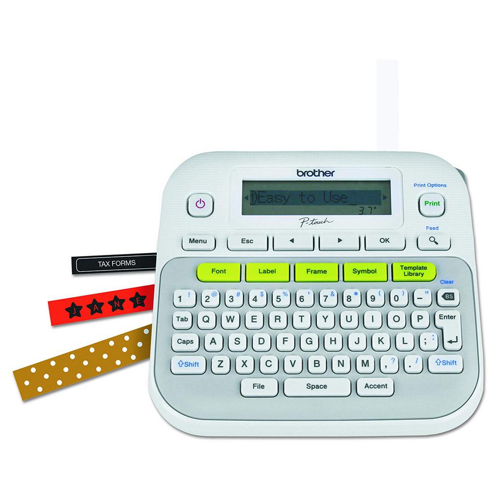 Brother P Touch Label Maker White PTD210 The Home Depot Brother P Touch Label Maker White PTD210 The Home Depot