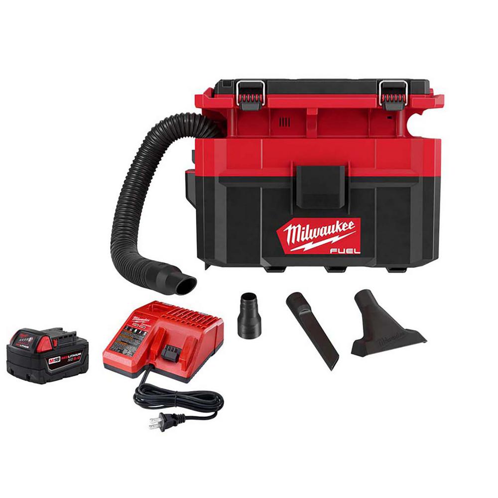 Milwaukee M18 FUEL PACKOUT 18-Volt Lithium-Ion Cordless 2.5 Gal. Wet ...