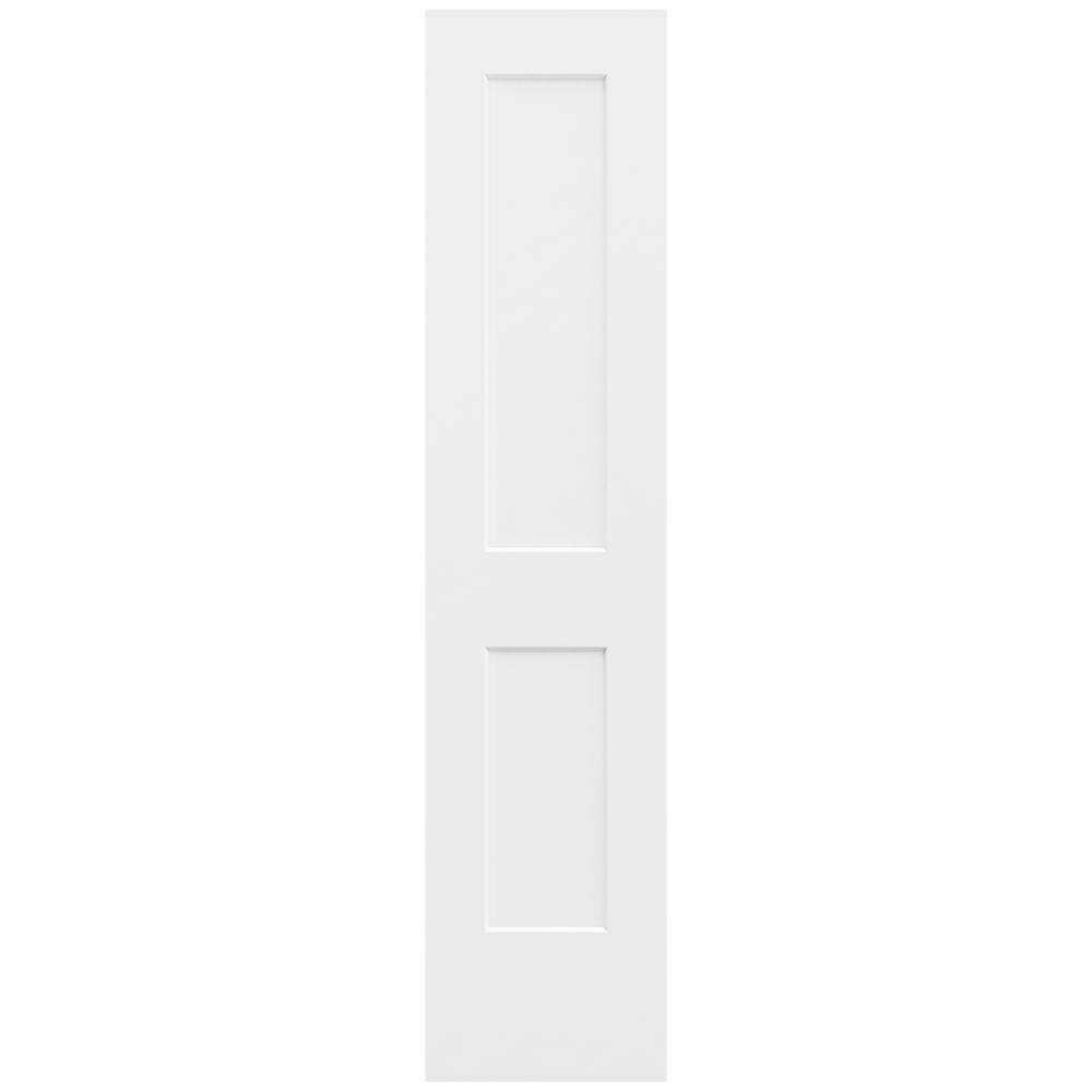 JELD-WEN 20 in. x 80 in. Monroe Black Painted Smooth Solid Core Molded ...