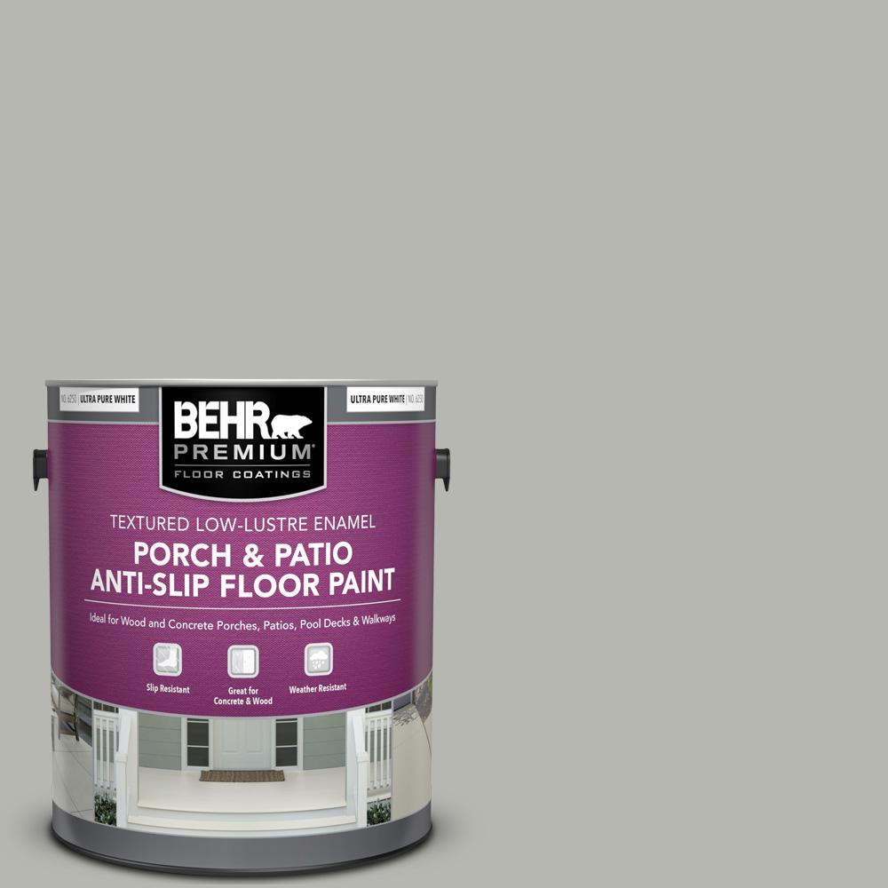 BEHR PREMIUM 1 gal. #HDC-MD-26 Sonic Silver Textured Low-Lustre Enamel ...