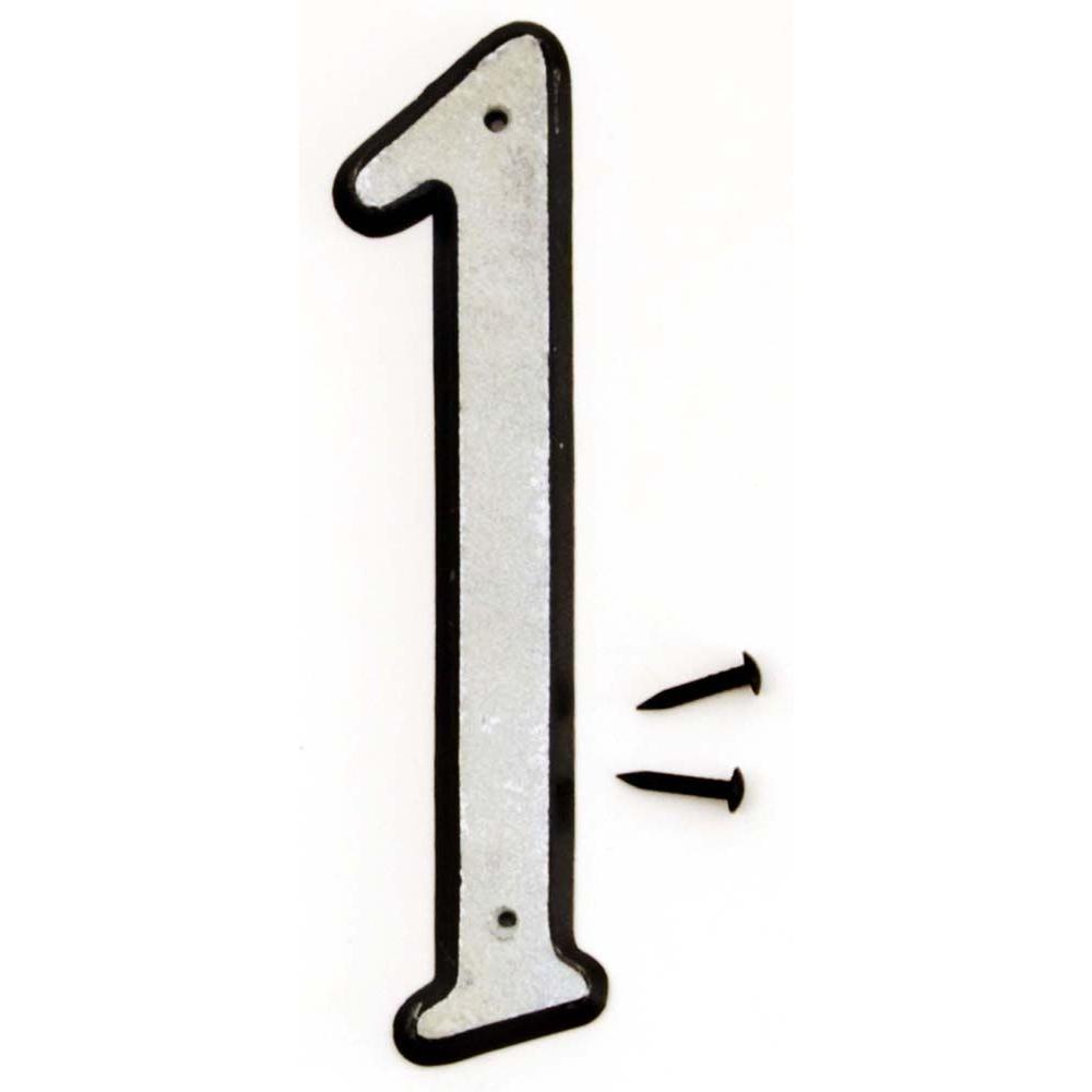 HY-KO 4 in. Plastic Reflective Number 1-30601 - The Home Depot