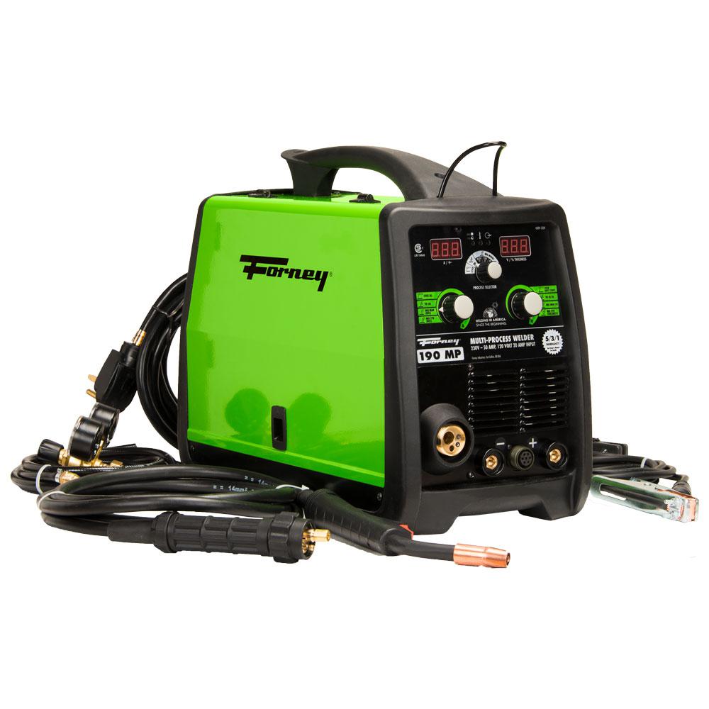 Forney 190-Amp 120/230-Volt MIG/Stick/TIG Multi-Process Welder-324 ...
