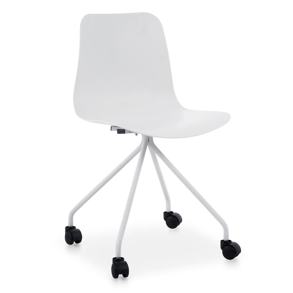 Poly and Bark Isla White Task Chair-HD-OF-517-WHI - The Home Depot