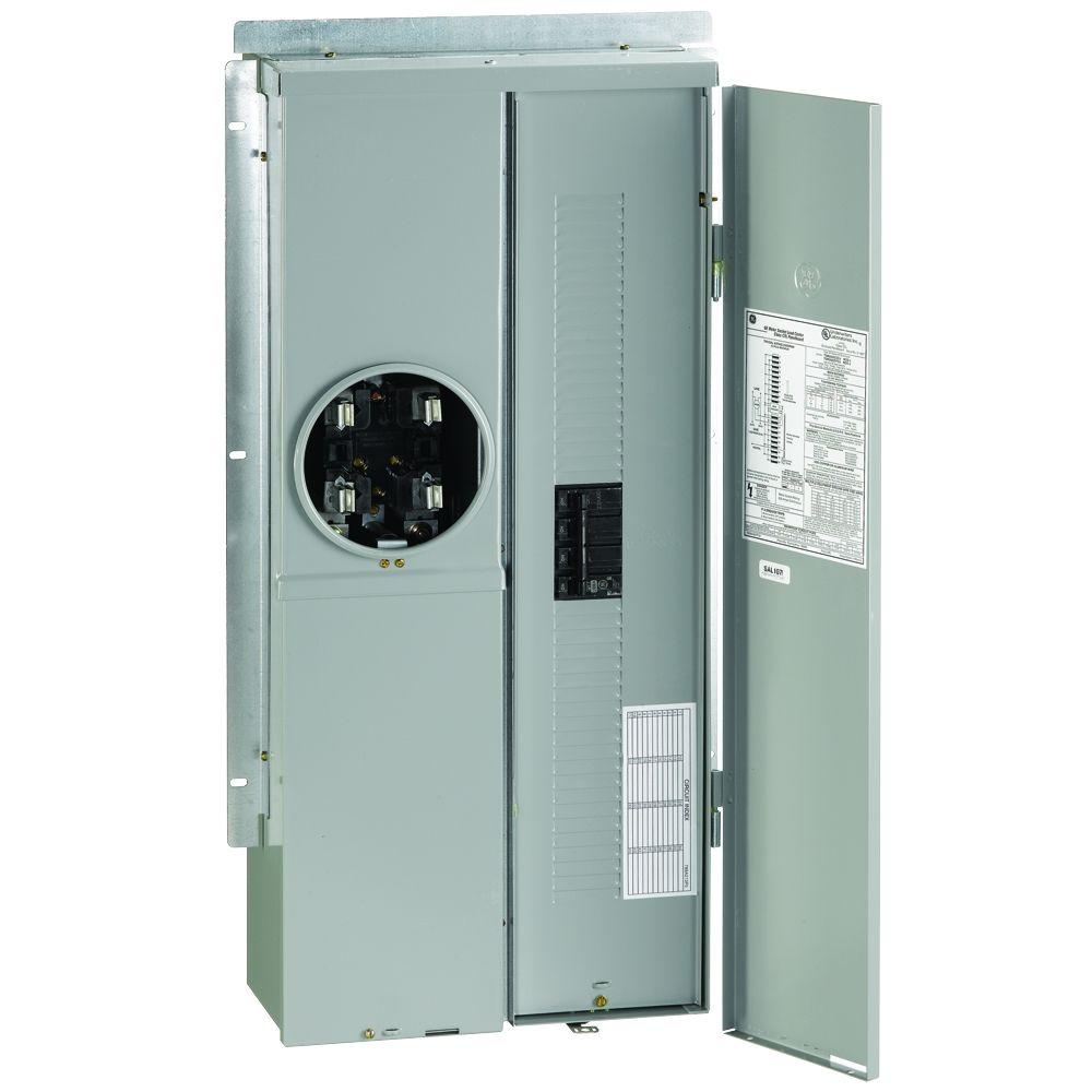 GE PowerMark Gold 200 Amp 20-Space 40-Circuit Ring-Type Overhead ...