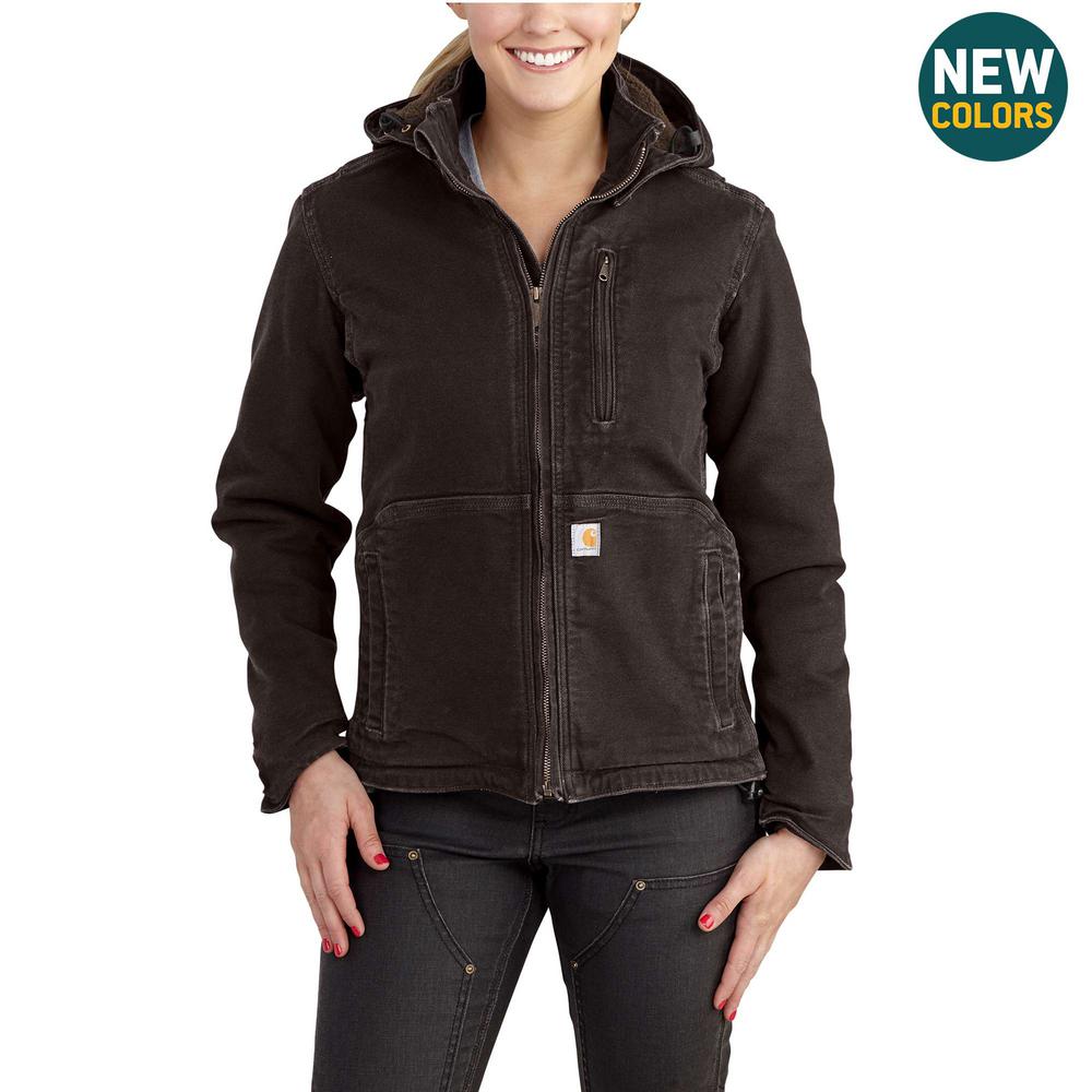Carhartt Women's Small Dark Brown/Shadow Sandstone Full Swing Caldwell ...