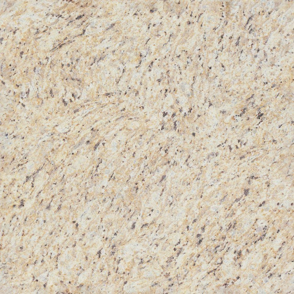 FORMICA 5 in. x 7 in. Laminate Sample in Santa Cecilia Gold Etchings ...