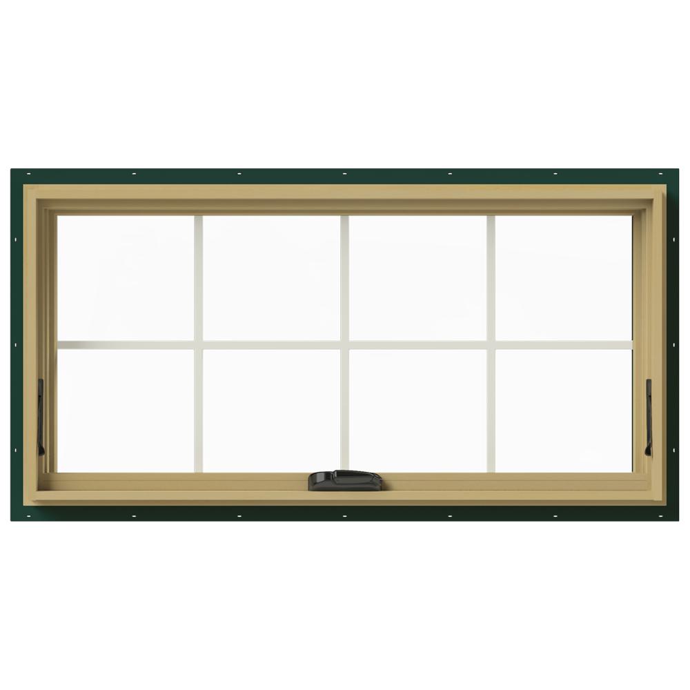 JELD WEN 48 In X 24 In W 2500 Awning Aluminum Clad Wood Window