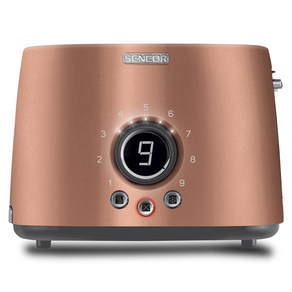 Sencor 2-Slice Gold Long Slot Toaster with Rack-STS6056GD - The Home Depot