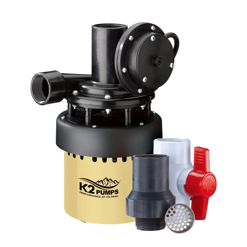 K2 1/3 HP Utility Sink Pump-UTS03301K - The Home Depot