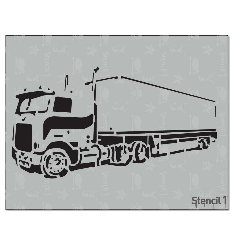Stencil1 Big Rig Stencil-S1_01_45 - The Home Depot
