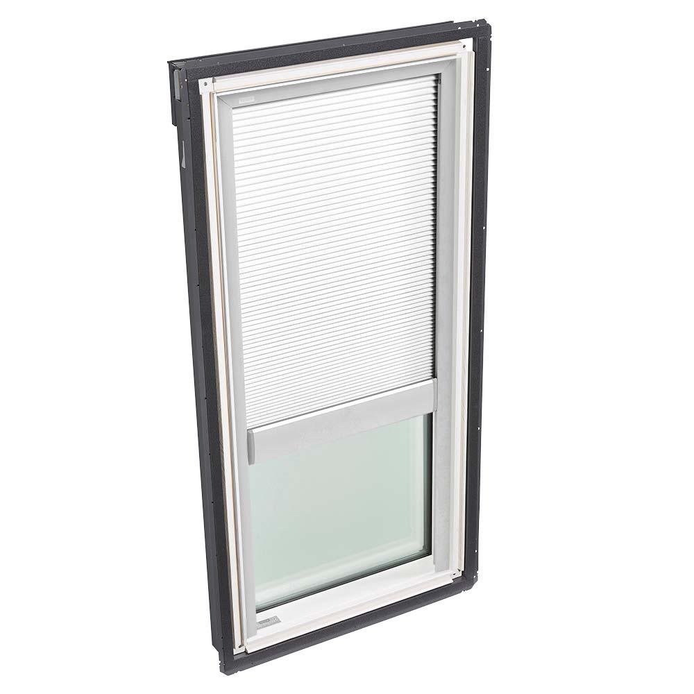 VELUX 30-1/16 in. x 45-3/4 in. Fixed Deck-Mount Skylight with Laminated ...