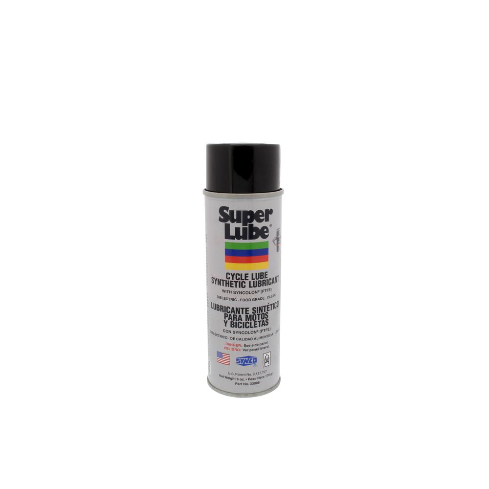 Super Lube 6 oz. Cycle Lube Synthetic Lubricant Bottle with Syncolon ...