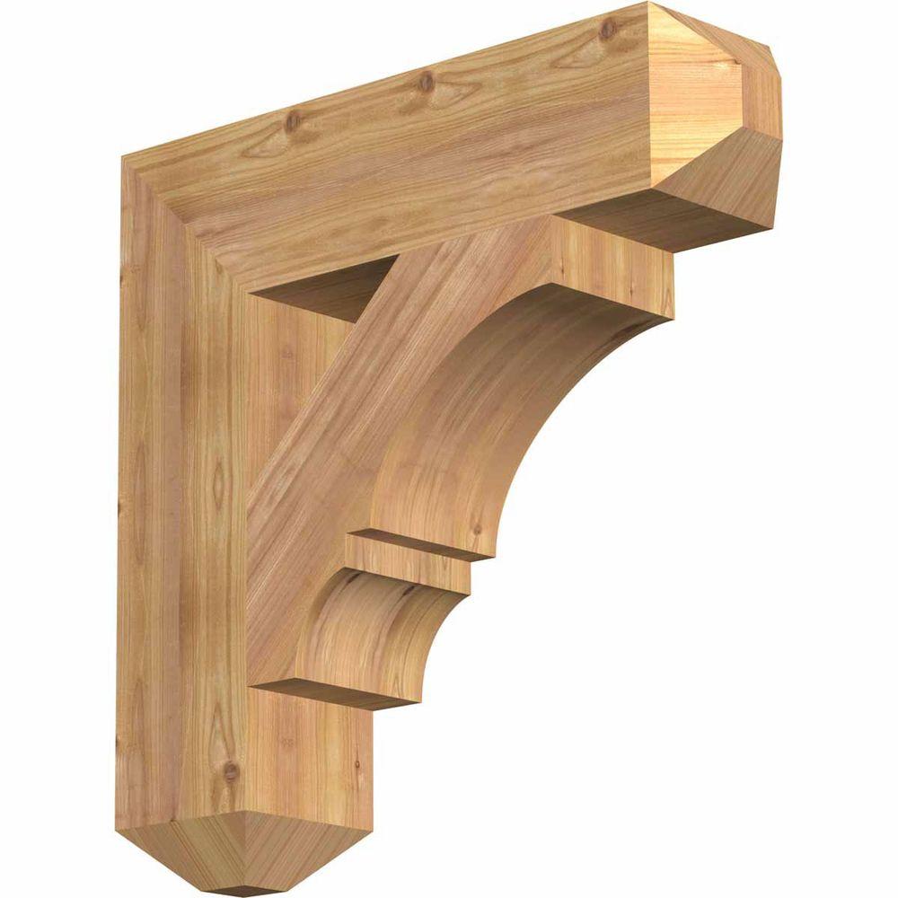 Ekena Millwork 5.5 in. x 24 in. x 24 in. Western Red Cedar Westlake ...