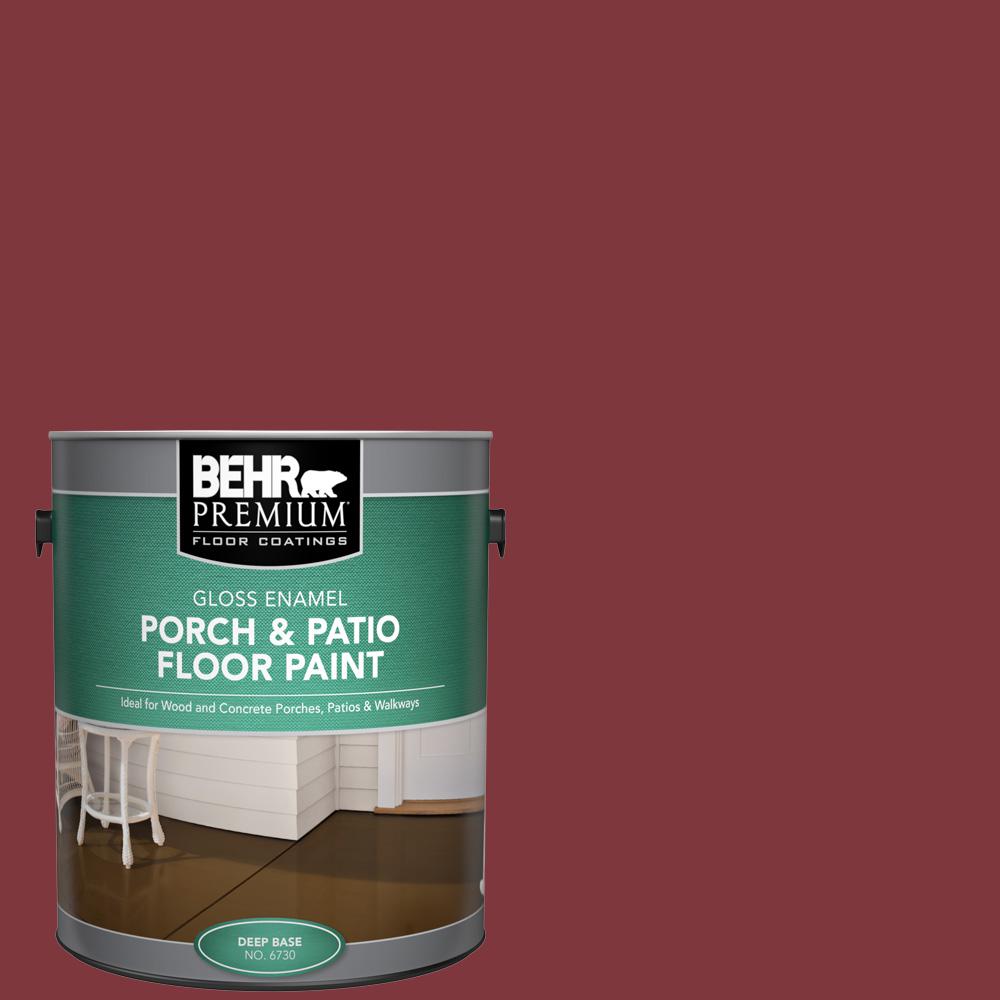 BEHR Premium 1 gal. #SC-112 Barn Red Gloss Enamel Interior/Exterior ...